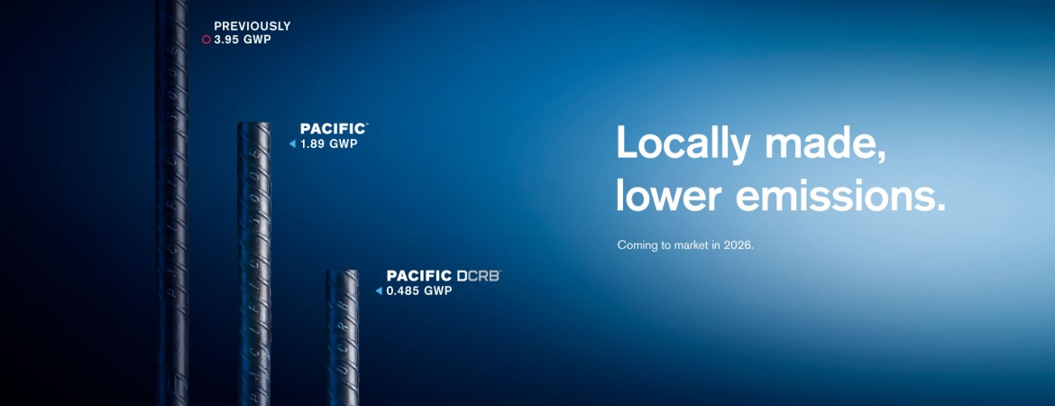 Locally made, lower emissions. | Pacific Steel